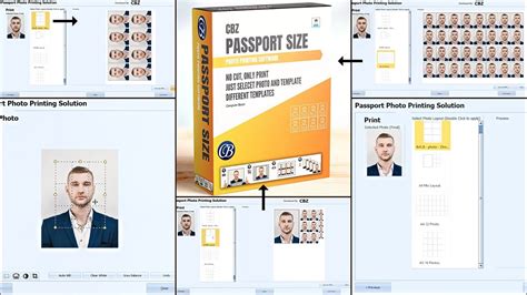 Cb Passport Size Photo Printing Software Digi Seva Portalid Card