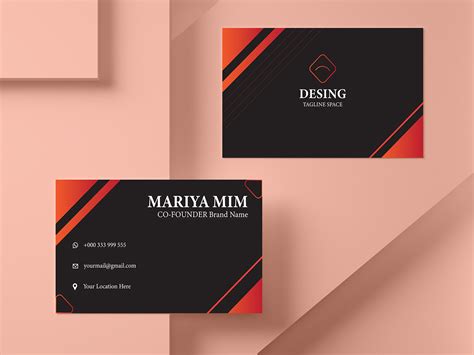 Basic Business Card Design Ll On Behance
