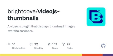 Github Brightcovevideojs Thumbnails A Videojs Plugin That Displays Thumbnail Images Over