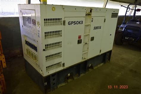 Able Sales Supplied 50kva Diesel Powered Generator Package Auction