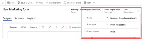 Use Marketing Forms For Event Registration In Outbound Marketing Dynamics 365 Customer