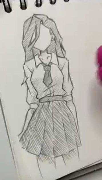 Random Drawing 💗 Anime Drawings Drawing People Easy Drawings Sketches