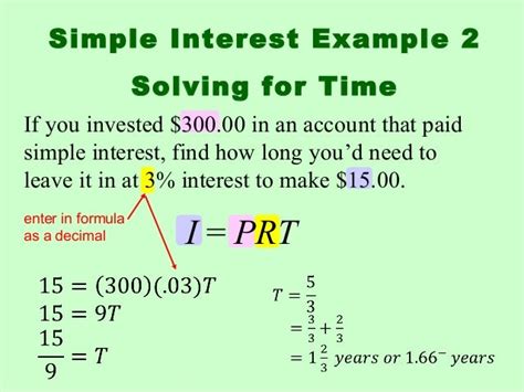 Calculating Simple And Compound Interest