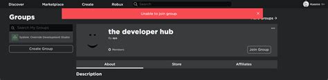 Unable To Join Group Platform Usage Support Developer Forum Roblox