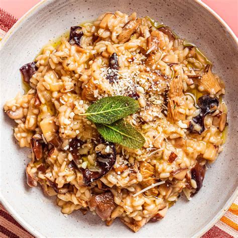 Vegan Mushroom Risotto School Night Vegan