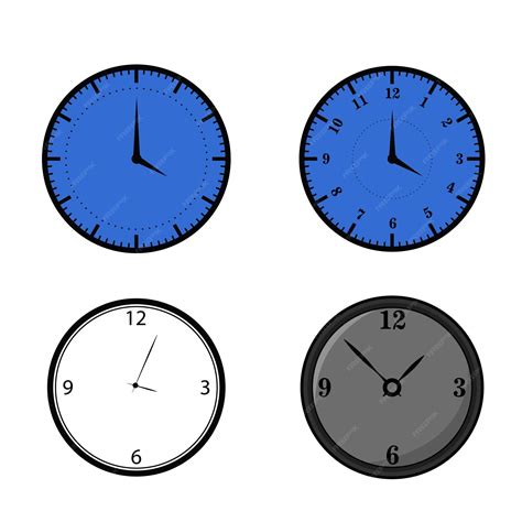 Premium Vector Vector Time And Clock Icons In Thin Line Style