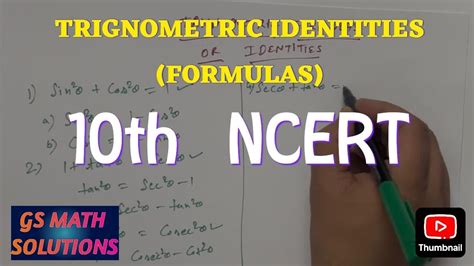 Trignometric Identities In Easy Way Maths Ncert Education Trigonometry Mathematics Math