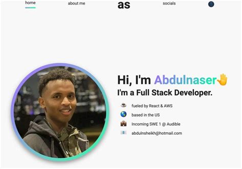 abdulnaser s on linkedin react aws