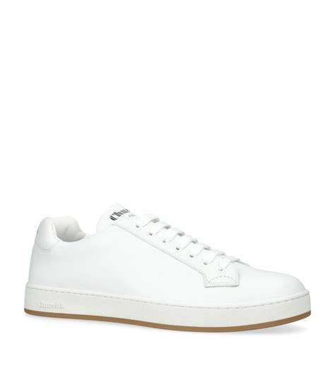 Mens Churchs White Leather Ludlow Sneakers Harrods Uk
