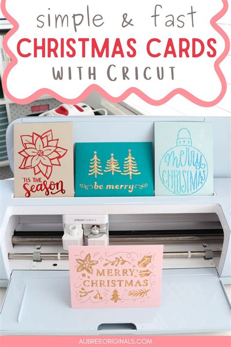 Easy Homemade Christmas Cards With Cricut Cricut Diy Cards