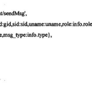 Ajax Implementation Of The Message Sending Code Download Scientific Diagram