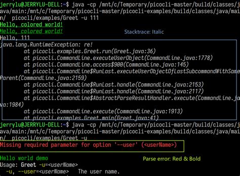 Use Ansi Colors And Styles In Error Handlers · Issue 845 · Remkoppicocli · Github
