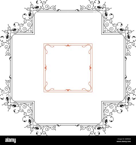 Frame Border Design Stock Vector Image Art Alamy