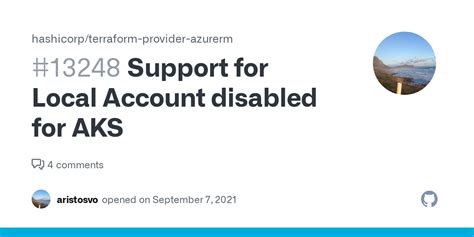Support For Local Account Disabled For Aks · Issue 13248 · Hashicorp