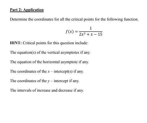 Solved Part 2 Application Determine The Coordinates For All Chegg Com