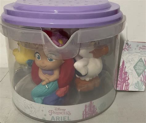 ⚡️disney Store Princess Ariel Bath Set With Ursula Sebastian Flounder And Scuttle £35 57 Picclick Uk
