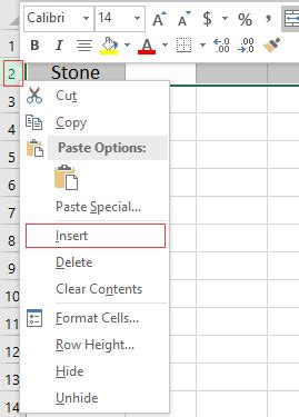 How To Keep Merged Cells While Inserting A New Row In Excel Sheet
