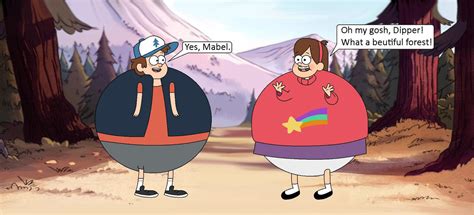 Dipper And Mabel Pines In The Forest By Janpasierb On Deviantart