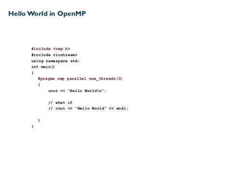 Openmp