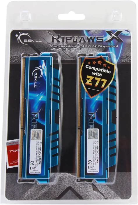 G Skill Ripjaws X Series 32gb 4 X 8gb Ddr3 1866 Pc3 14900 Desktop