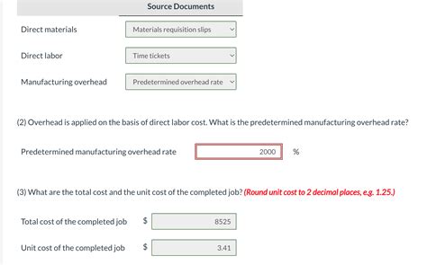 Source Documents Direct Materials Materials StudyX