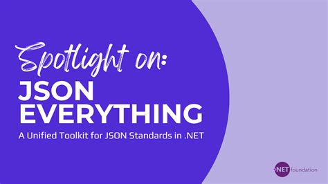 Json Everything A Powerful Net Library For Json Schema Patch Path And More Net Foundation