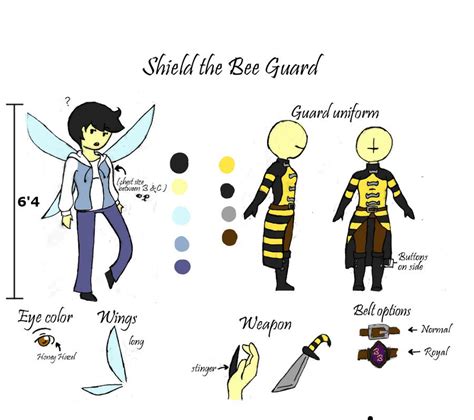 Shield Reference Sheet By Ask Thebeeguard On Deviantart