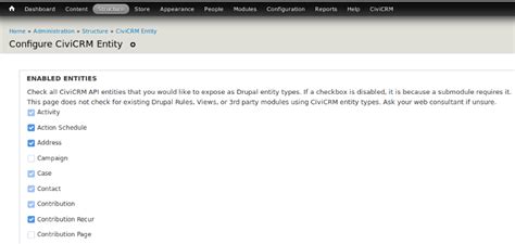 Civicrm Entity Beta Released Admin Config Page Skvare Llc