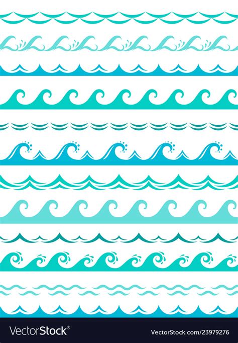 Wave Border Template