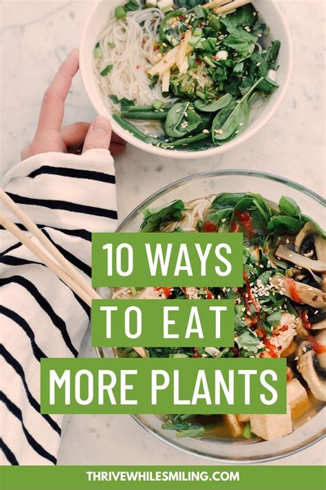 10 Ways To Incorporate More Plants Into Your Diet