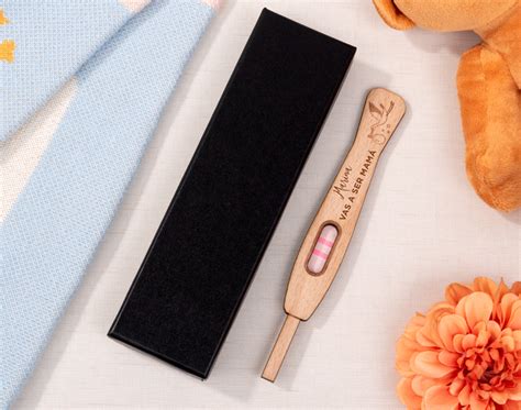 Test De Embarazo De Madera Vas A Ser Mamá Regalo Original