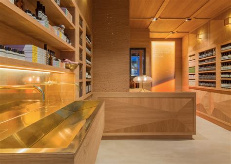 Snøhetta Clads Aesop Store With Faceted Oak Panelling