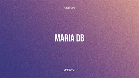 Mariadb Mariadb 설치 및 Springboot를 연동해보자 Dbeaver