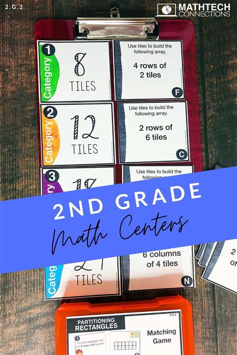 2nd Grade Math Centers Partitioning Rectangles Into Rows And Columns 2g2