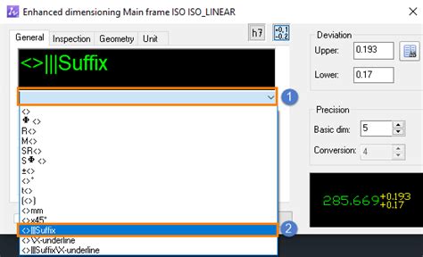 How To Add Suffix Text After The Tolerances Dimension In Zwcad Mfg Technical Knowledge Base En