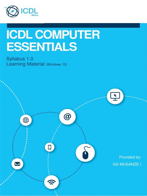icdl computer essentials 1 0 win 10 gs musanze i pdf operating