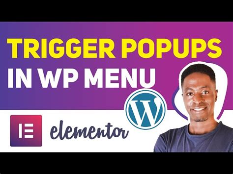 How To Trigger Elementor Popups In The Wordpress Native Menu 2 Ways Without Installing Another