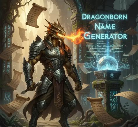 Dragonborn Name Generator Epic Dandd Names For Characters In 2025