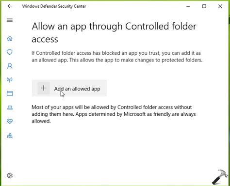 How To Enable Disable Controlled Folder Access In Windows