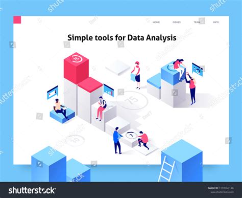 People Interacting Charts Analysing Statistics Data Stock Vector Royalty Free 1110960146