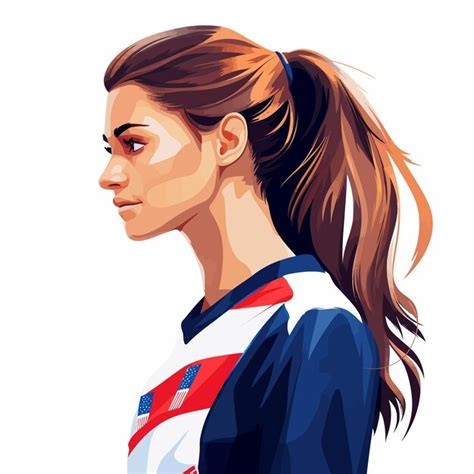 Premium Vector American Beautiful Girl Vector