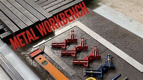 วิธีทำโต๊ะเหล็ก โต๊ะเชื่อม ใช้งานในบ้าน ในการาจ Workshop Metal Workbench Youtube