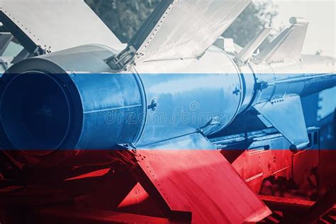 Weapons Of Mass Destruction Russian ICBM Missile War Background Stock