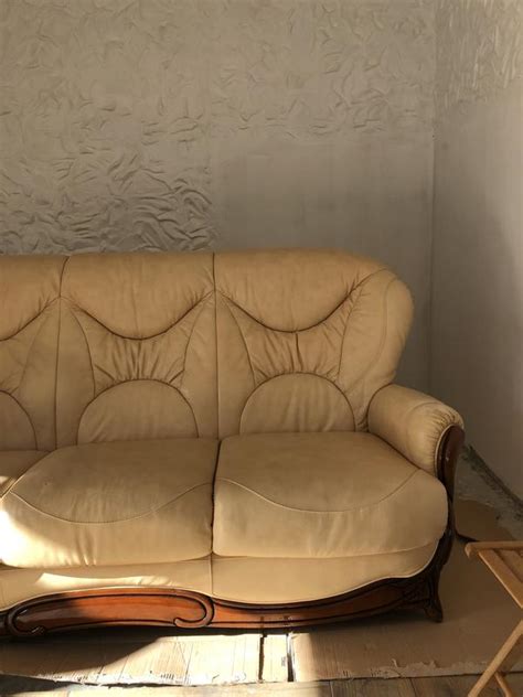 Шкіряний диван 2 крісла — ціна 19500 грн у каталозі Мякі меблі Купити товари для дому та