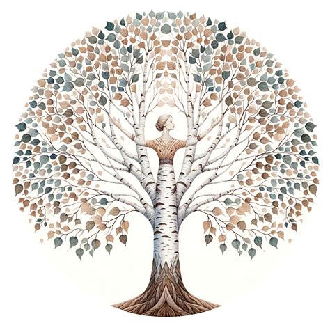 Download Ai Generated Woman Tree Royalty Free Stock Illustration Image Pixabay