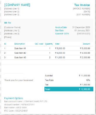 Create GST Invoice For Online Business CaptainBiz