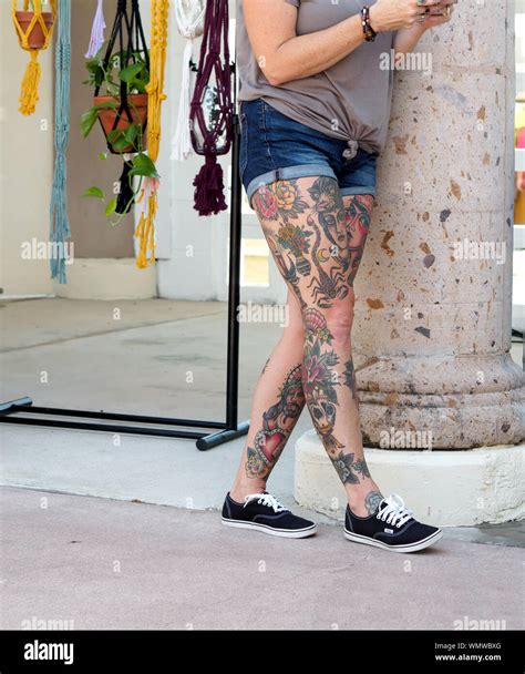 Women With Tattoos On Legs