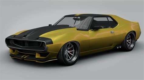 Amc Javelin Amx Ringbrothers Defiant 1972 3d Model By Phazan