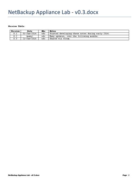 Netbackup Appliance Lab Pdf Virtual Machine Superuser