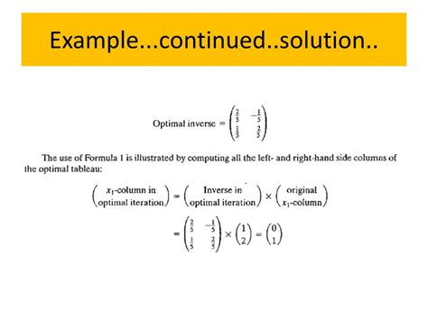 Ppt Ch4 Duality And Post Optimal Analysis Powerpoint Presentation Free Download Id641503